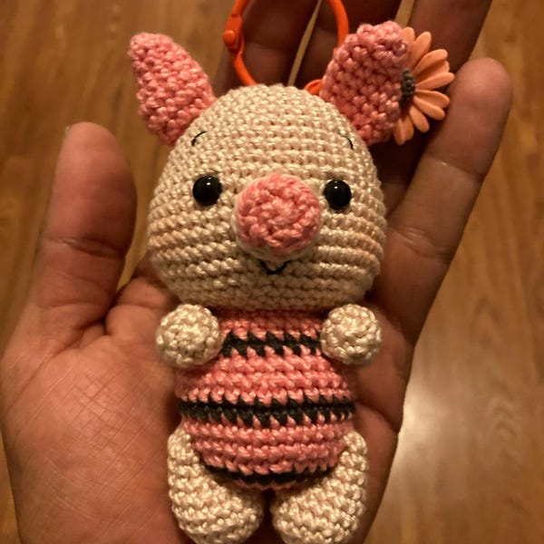 Finished Product: Handmade Winnie and Friends Keychain - Etsy