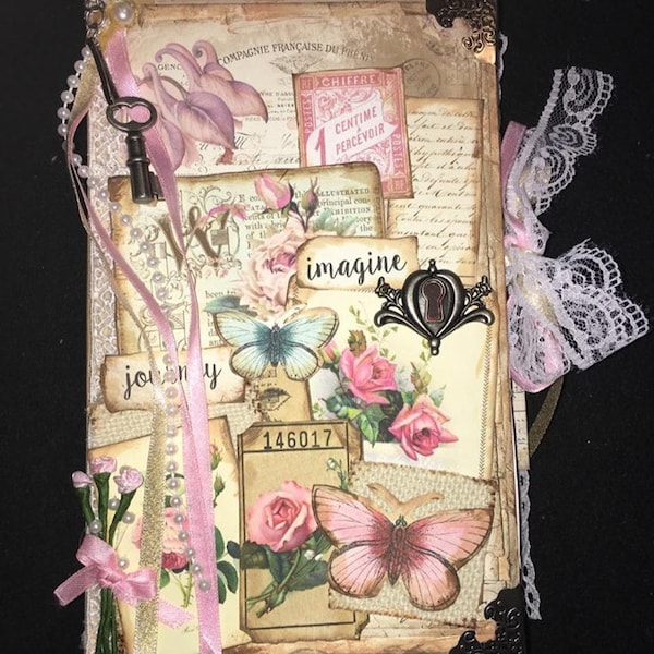 Layered, Journal Cover, Kit, Junk Journal Kit, Printable Ephemera ...
