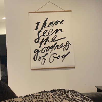 Large Poster: I Have Seen the Goodness of God - Etsy
