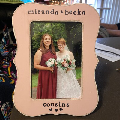 Cousins Picture Frame, Gift for Cousins, Girl Cousins, Boy Cousins ...