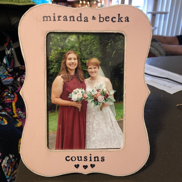 Cousins Picture Frame, Gift for Cousins, Girl Cousins, Boy Cousins ...