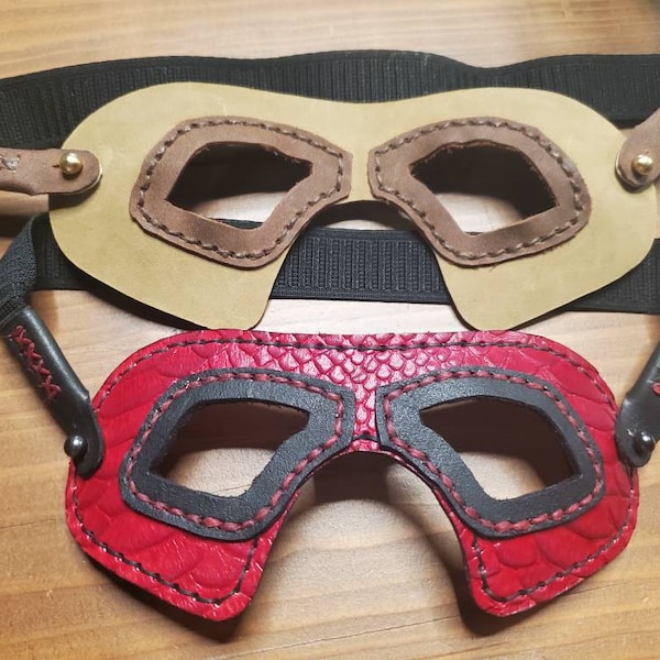Leather Aviator Goggles Pattern: DIY Cosplay PDF (instant Download) - Etsy