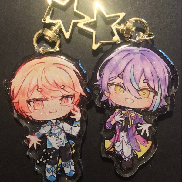 Wonderland X Showtime PRSK Acrylic Glitter Keychains/charms - Etsy