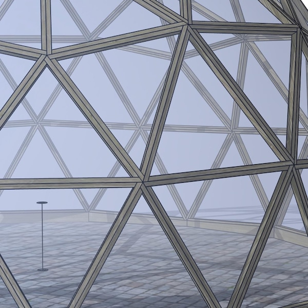 GD18 Geodesic Dome Sketchup Model - Etsy
