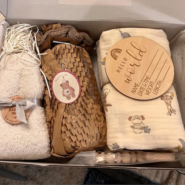 New Parents Gift Box,gender Neutral Gift,new Baby Gift,gender Reveal ...