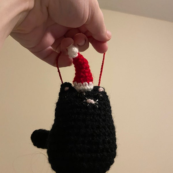 Crochet Cat Pattern // Christmas Ornament Pattern // Amigurumi Cat ...