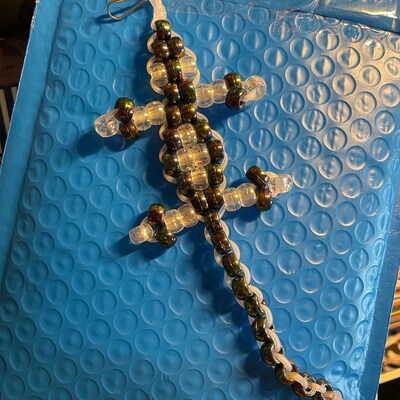 Beaded Lizard / Gecko Keychain Pony Bead 90s Y2K Nostalgia Millennial ...