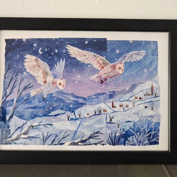 A5 Window Collage Print, Cute Collaged Window Art - Etsy