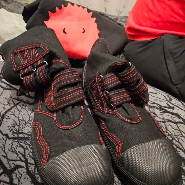 Fugu SA-BA Steel Toed Cool Japanese Boots VEGAN Black Unisex - Etsy