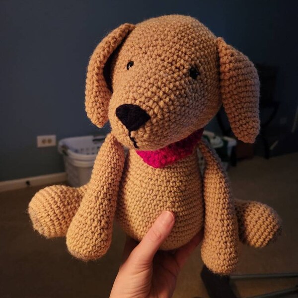 DIY Labrador Golden Retriever Crochet Amigurumi Pattern - Perfect Gift ...