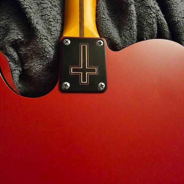 Guitar Parts Neck Mounting Plate Custom Engraved Etched KEITH RICHARDS ...