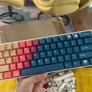 GMK Color Panels Keycaps Cherry Profile Keycaps Set PBT Material ...