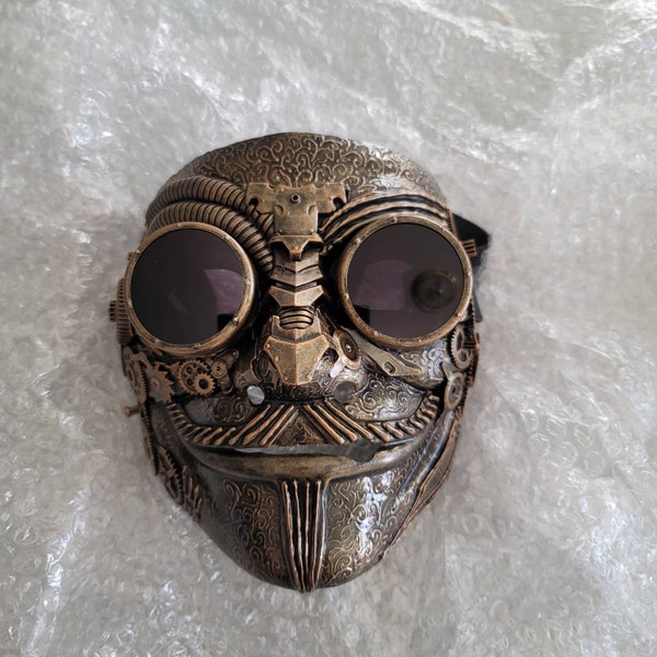 Steampunk Mask Apocalyptic Masquerade Scary Face Mask - Etsy