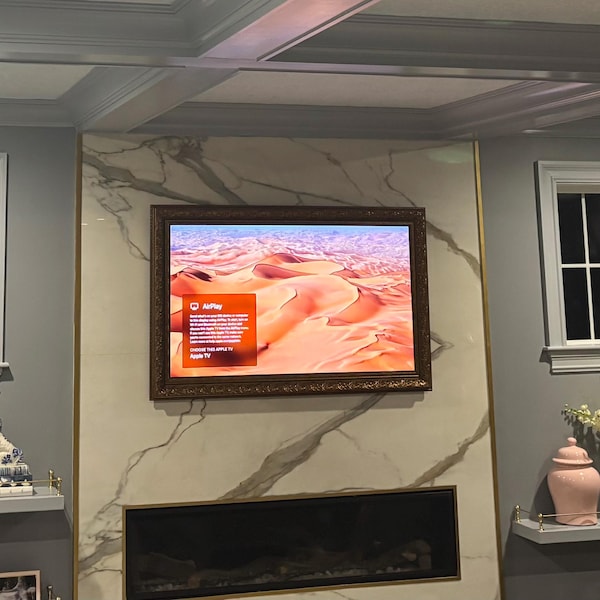 Frame Tv Bezel, Custom Brand Tv Frame, Wooden Tv Frame,frame TV Frames ...