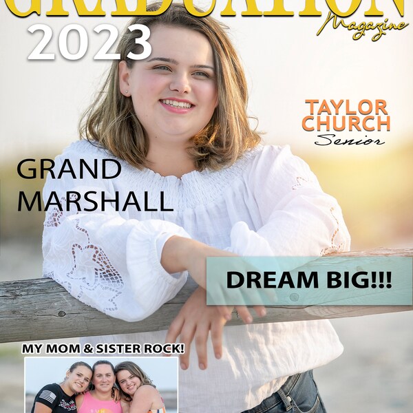 Graduation Cover Page Template- Graduate- Google Slides- High Quality ...