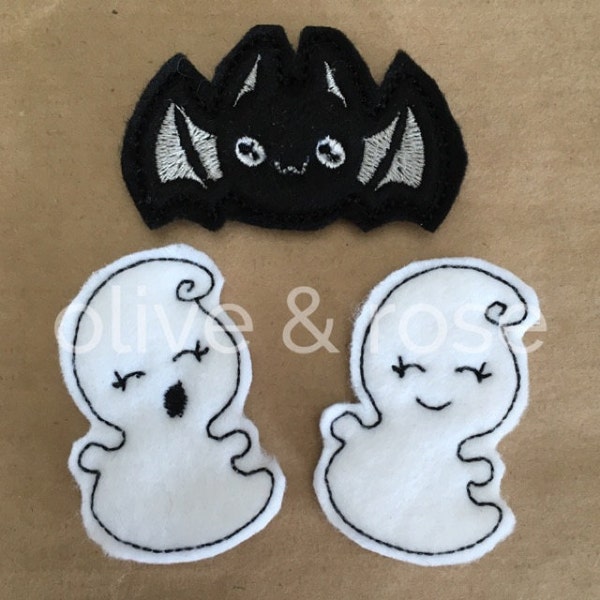 Cute Halloween Bat Kawaii Vampire Embroidery Design Pattern (in the ...