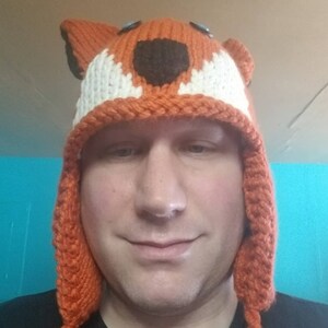 Childrens Hand Knit becky and wrath of Becky Fox Winter Hats - Etsy