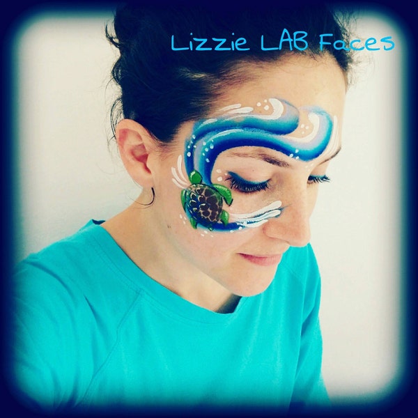 Unique Bespoke New 60mm Turtle Shell Cookie, Craft & Face Painting ...