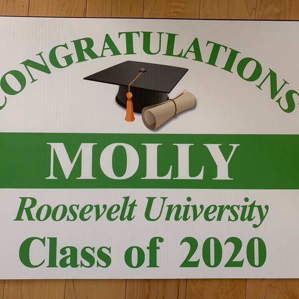 Graduation Lawn Sign Custom Personalized Graduation Yard Sign 2025 ...
