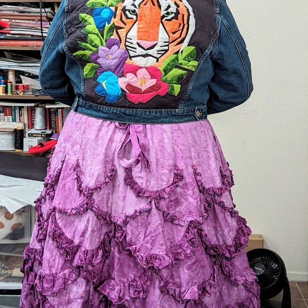 Floral Big Cats - Cheetah Foundation Paper Piecing Pattern - Etsy