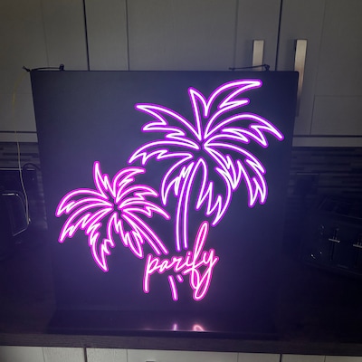 Personalised Name Light. Custom Made Illuminated LED Sign. Freestanding ...