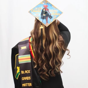 Malcolm X Education is the Passport of the Future, Black Queen Grad Cap ...