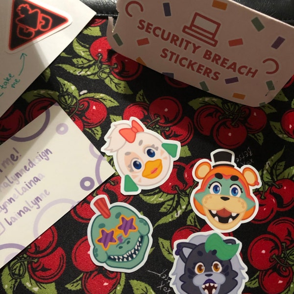 FNAF Security Breach Stickers! - Etsy