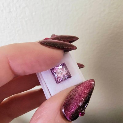 Certified Vvs1 Pink Round Brilliant Cut Moissanite Loose Stones 1-9mm ...