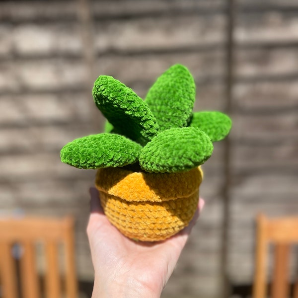 Potted Plant Friend PDF Crochet Pattern (crochet Plant, Amigurumi Plant ...