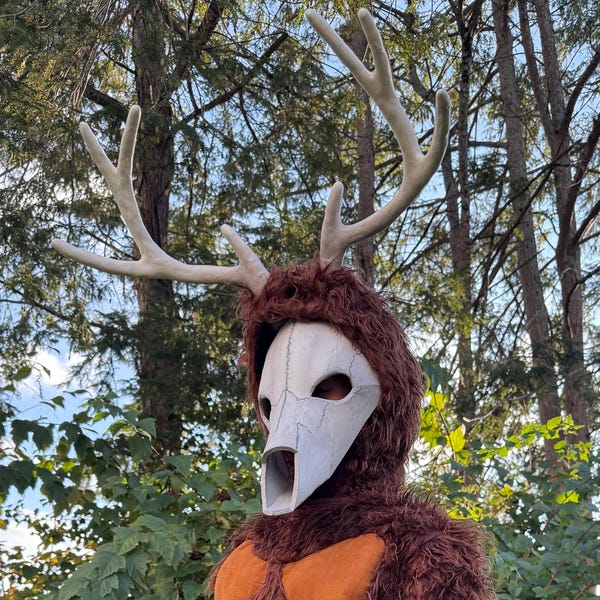 Deer Skull Wendigo Mask Pattern for Foam - Etsy