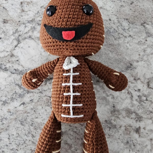 Crochet Oddsock Little Big Planet Figurine Sackboy Costume Little Big ...