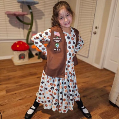 Christmas Rose Twirly Dress, Holiday, Green, Red, Pockets, Kids ...