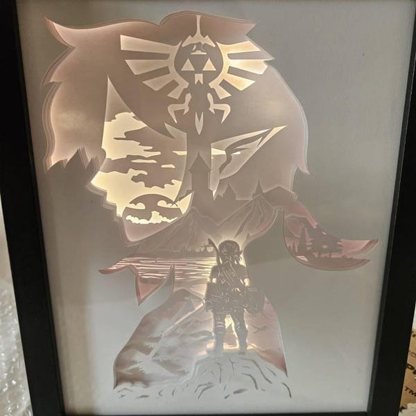 Princess Mulan, Mulan Light Box, LED Lamp, Decorative Shadow Box ...