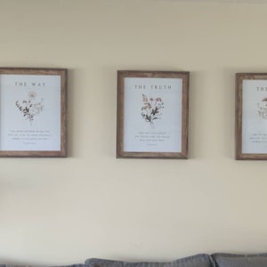 Bible Verse Wall Art, Psalm 23 Poster, the Lord is My Shepherd, Minimal ...