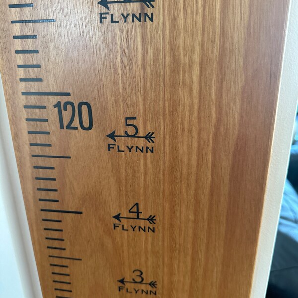 Personalised Wooden Birth Ruler Chart Custom Made in Australia - Etsy ...