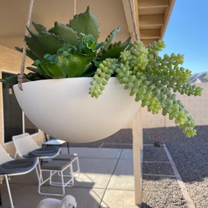 Large Hanging Bullet Planter Ceramic Porcelain Hanging - Etsy