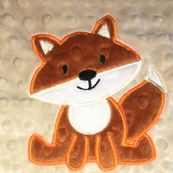Fox Applique EMBROIDERY DESIGN -instant Download - Etsy
