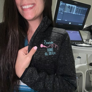 Nurse Jacket EKG Personalized - Etsy