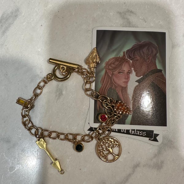 Charm Jewelry, to Whatever End, Throne of Glass Inspired, Bookish ...