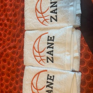 Personalized Football Player Hand Towel ST007 //football Coach - Etsy