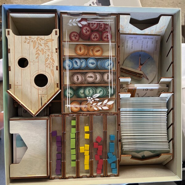 Gloomhaven Organizer With Forgotten Circles Expansion / Wooden Insert ...