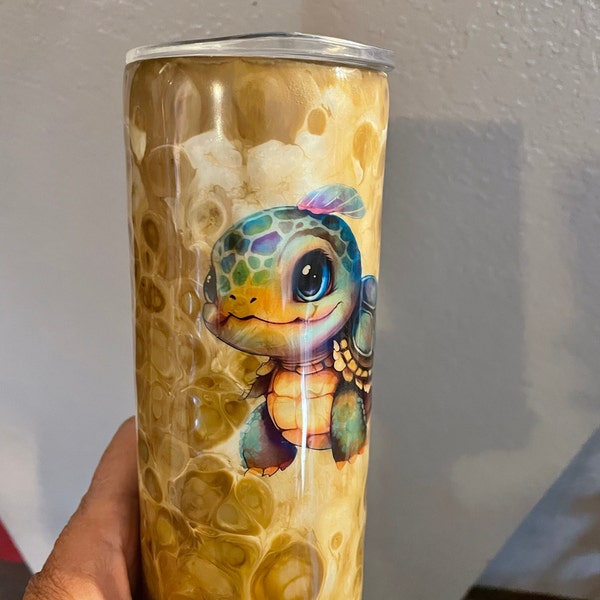 Turtle Clear Laser Printed Waterslide Image, Turtle Tumblers,gnome ... Turtle Clear Laser Printed Waterslide Image, Turtle Tumblers,gnome ...