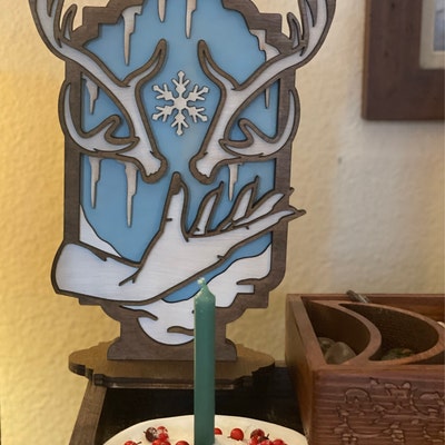 Acrylic Bat Ornaments With Acrylic Inlay and Wooden Backer These Little ...