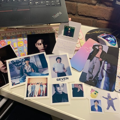 BTS Zipper Wallet, Faux Leather, Fanmade Design, Kpop Gifts, Ot7 ...