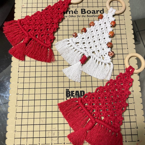 Macrame Pattern, DIY Christmas Tree, Easy Beginner Pattern, Christmas ...