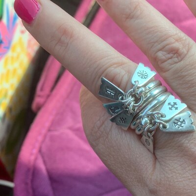 Gold Latvian Seven Days Ring, Pagan 7 Days Ring, Women's Ring, Ring ...