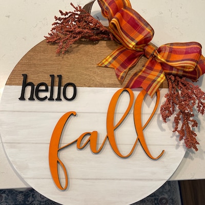 Custom Welcome Door Sign Front Door Decor Family Name Sign - Etsy