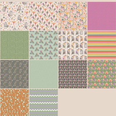 Birds Digital Paper Pack, Bird Cages Scrapbook Pages, Floral Pattern ...