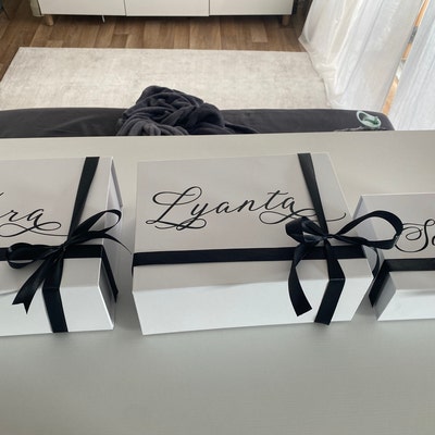 Extra Large Gift Boxes With Ribbon and Magnetic Fastening - Etsy UK