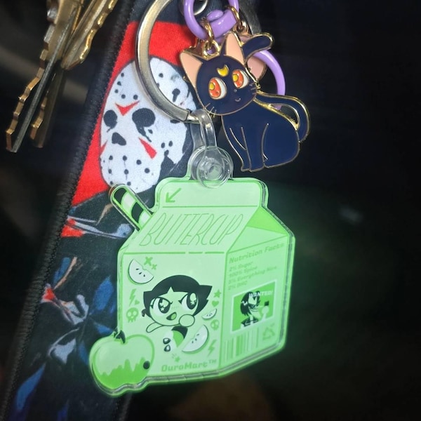 Blossom Bubbles and Buttercup Milk Acrylic Keychain - Etsy